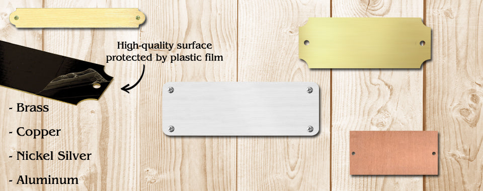 Custom Engraved Nameplates, ID Tag, Memorial Plaque | EnMEngraving